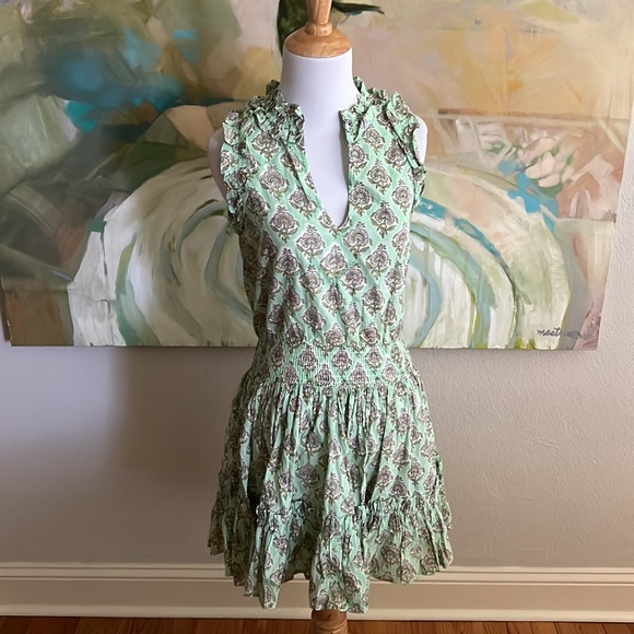 Anna Cate | Dresses | Anna Cate Morgan Dress Xs 0 Cotton Ruffle | Poshmark